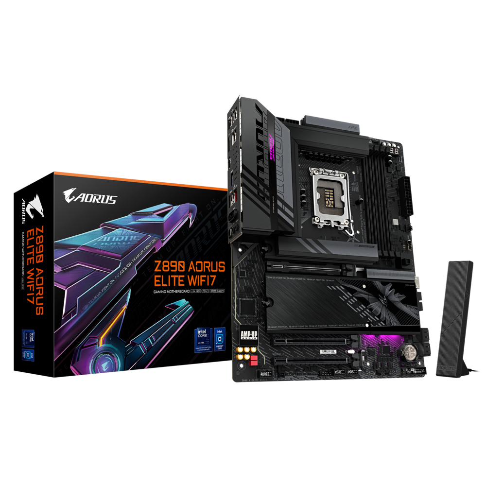 GIGABYTE Z890 A ELITE WIFI7 1.0 DDR5 Motherboard, Black – Level Up