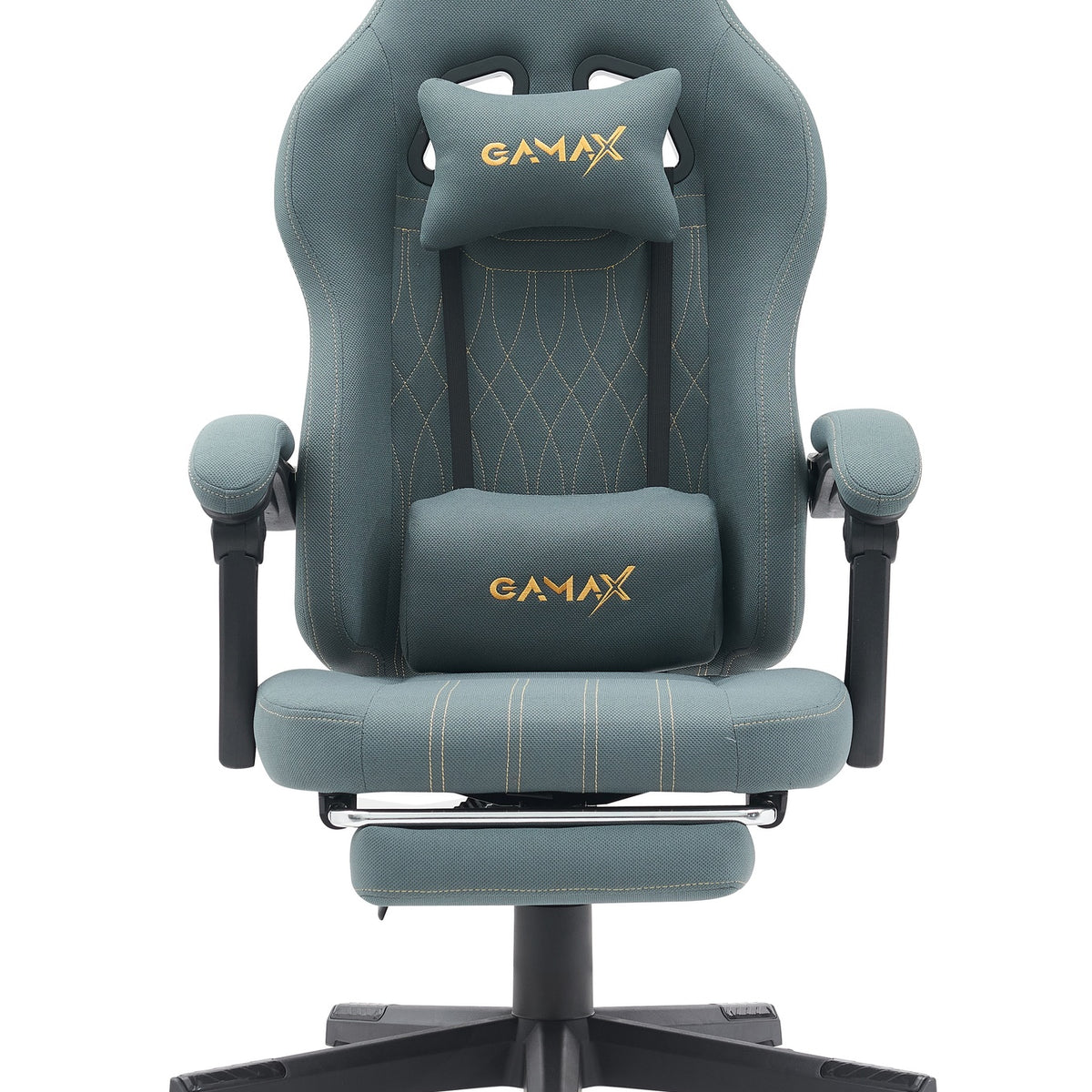 Gamax Model BS-6306 Adjustable Fabric Gaming Chair with Lumbar Support ...