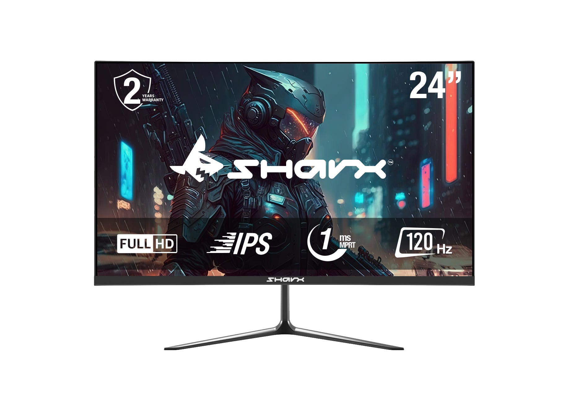 SHARX Gaming Monitor 24", FHD 120hz Refresh Rate, 1ms, IPS, FHD, 2.0HD ...