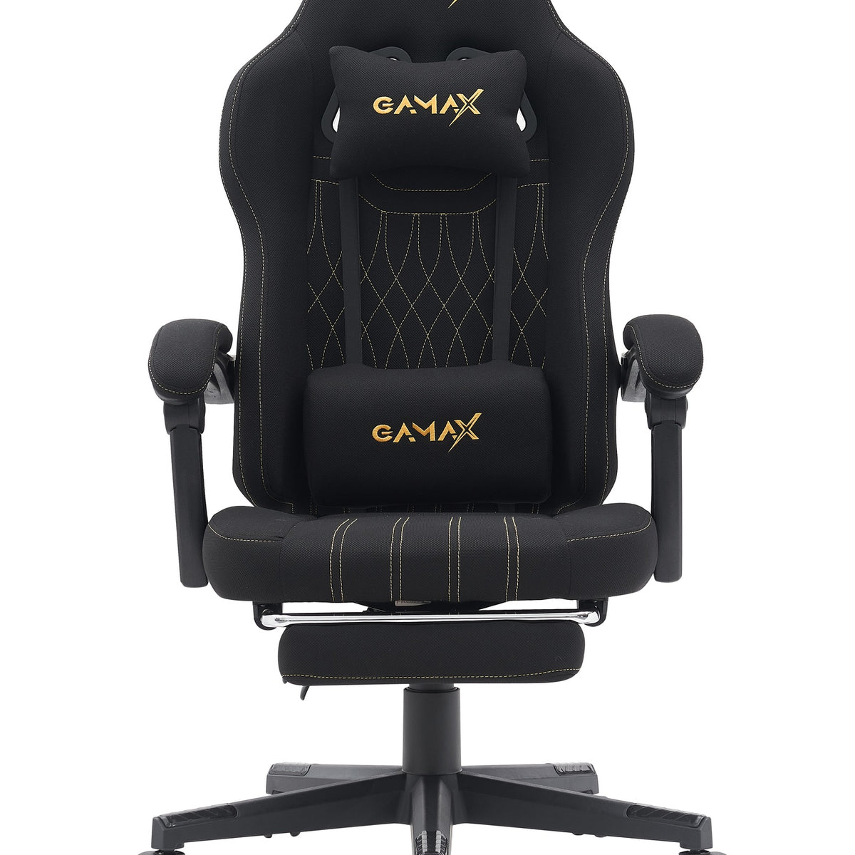 Gamax Model BS-6306 Adjustable Fabric Gaming Chair with Lumbar Support ...