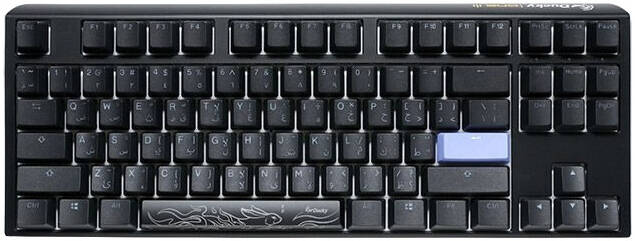 Ducky One 3 Classic Black/White TKL 80% Gaming Keyboard - Cherry Red ...