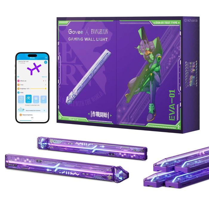 Govee Cyborg Cube Gaming Wall Light 6+2EVA CO-Branding - H6063281 ...