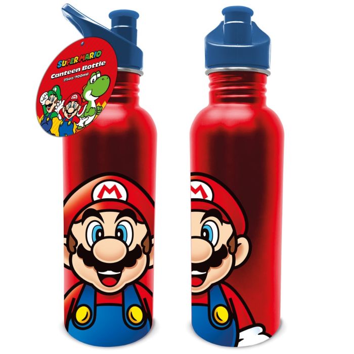 SUPER MARIO (MARIO) METAL CANTEEN DRINKS BOTTLE – Level Up