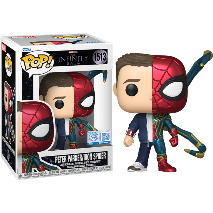 Pop! Marvel: IS Split - Spider-Man / Peter (Exc) – Level Up
