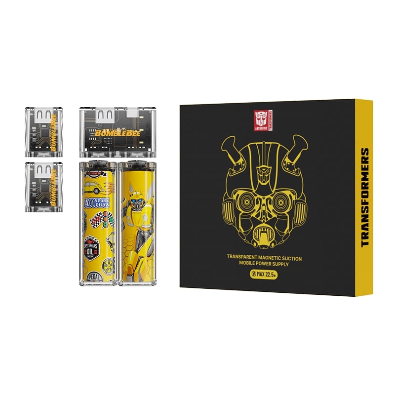 Transformers TF-D05 Bumblebee Magnetic 10000mAh power bank pair Gift B ...