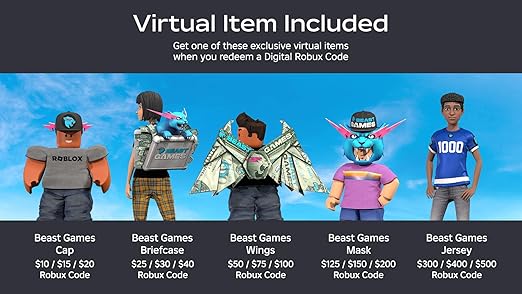 Roblox Global Digital Gift Card - 100$ (11,000 Robux) (Instant SMS Del ...