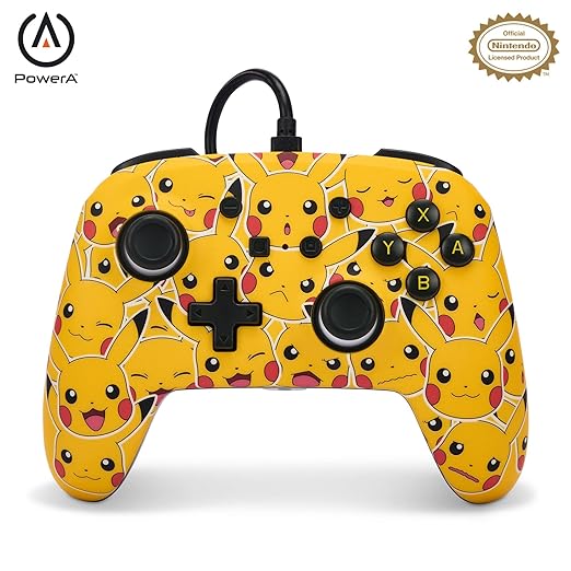 PowerA Enhanced Wired Controller for Nintendo Switch (Pikachu High ...