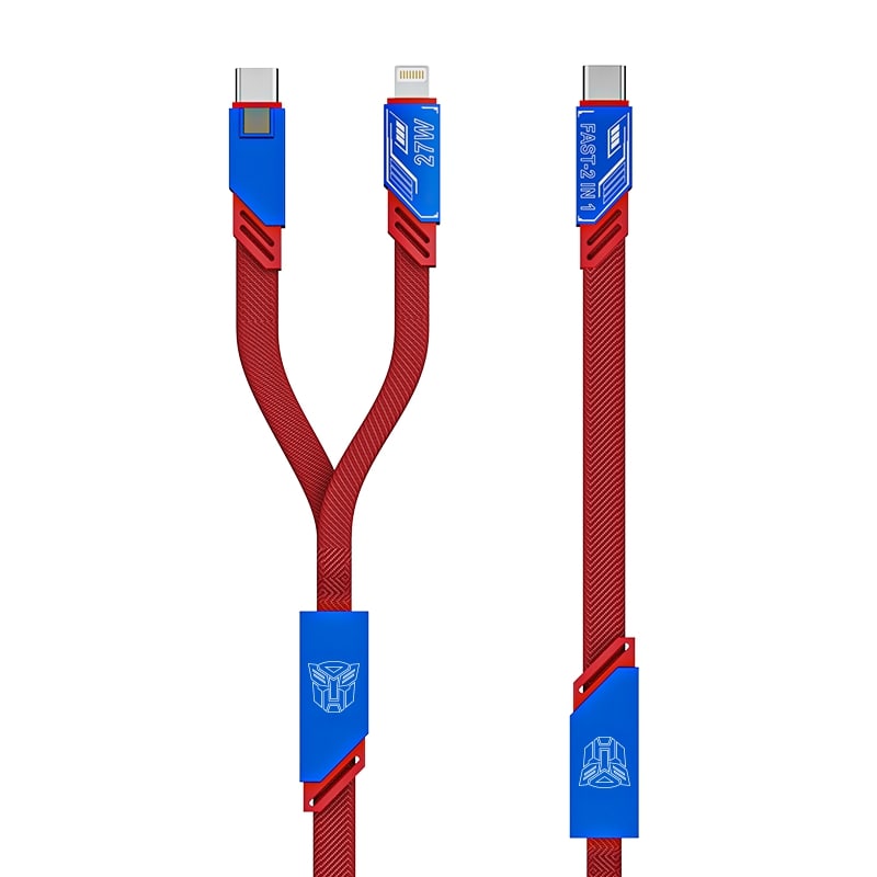 Transformers TF-A09 PD two-in-one fast charging braided cable – Level Up