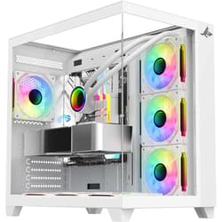 PC Case SHARX PROFIN ATX Min-Tower Gaming PC Case, With 7X 120mm Pre-I ...