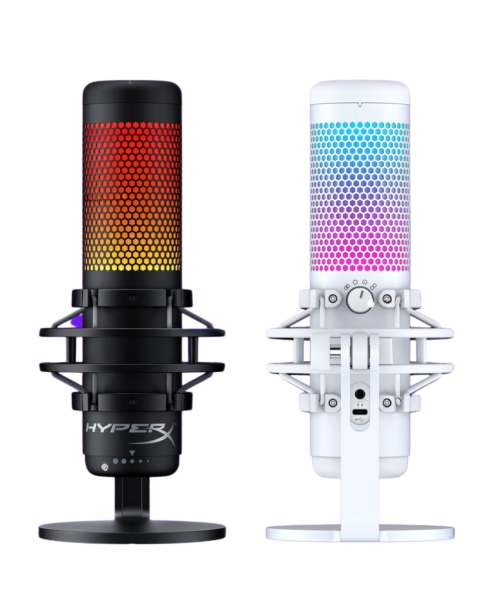 HyperX QuadCast S USB Microphone - BLACK Level Up