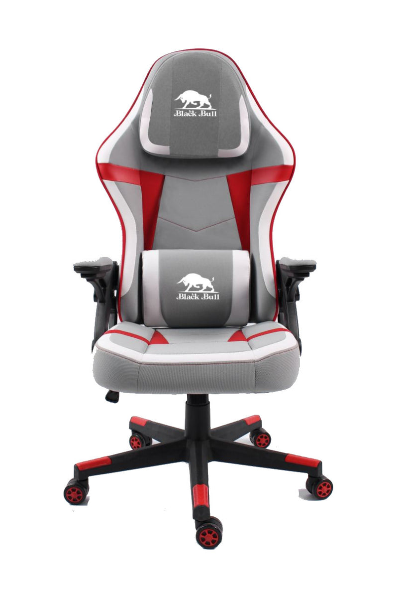 BLACK BULL Gaming Chair With Headrest Up & Down Slide Adjustable and M ...