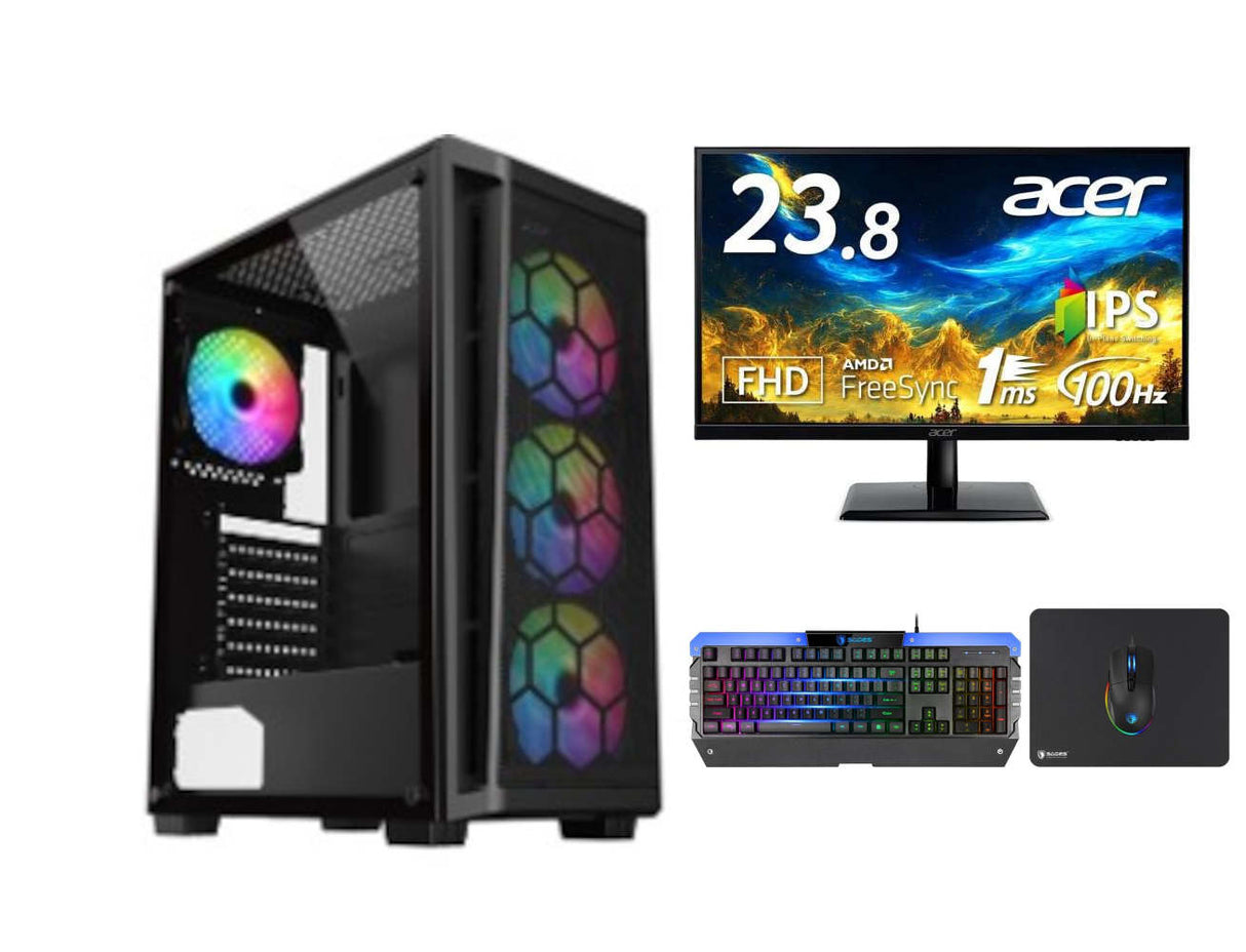 Bundle GAMING PC Core i5-11400F, GTX 1660 , 16GB RAM With Acer ...