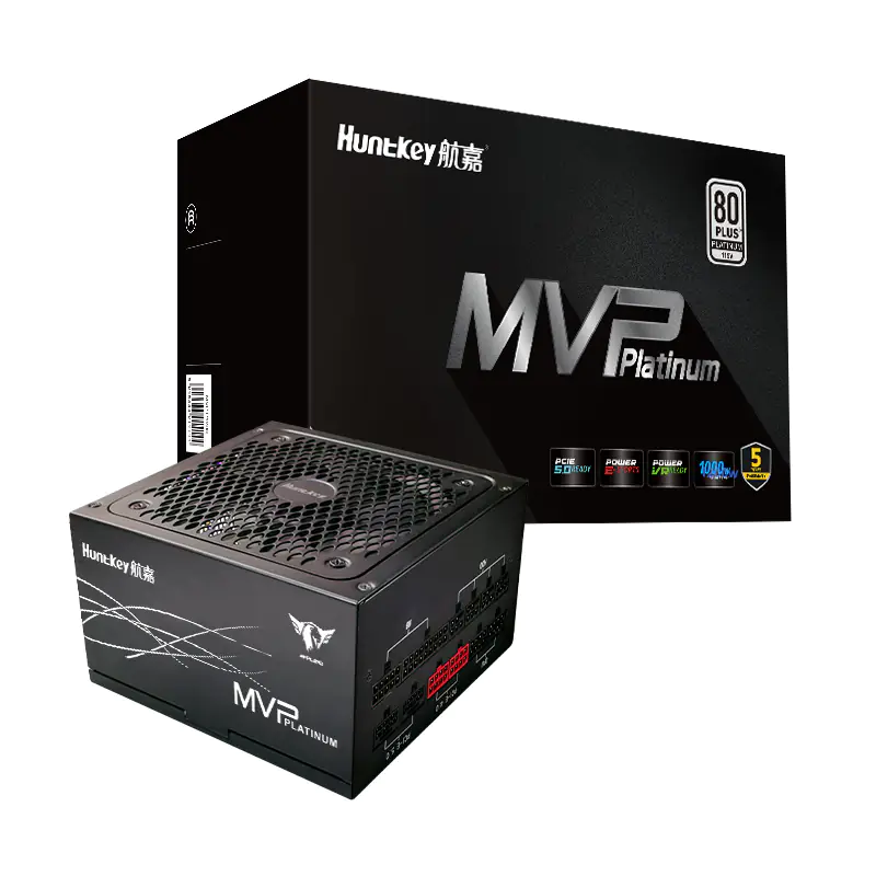 Huntkey PSU MVP 1000W, Full Modular, 80 PLUS Platinum Power Supply ...
