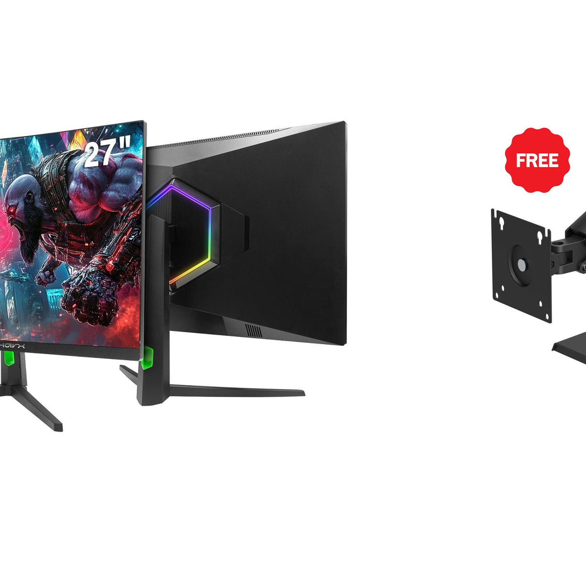 Level Up Offers: Sharx Gaming Monitor 27" Hdmi 2.1 FHD,OD 200Hz, 0.3ms