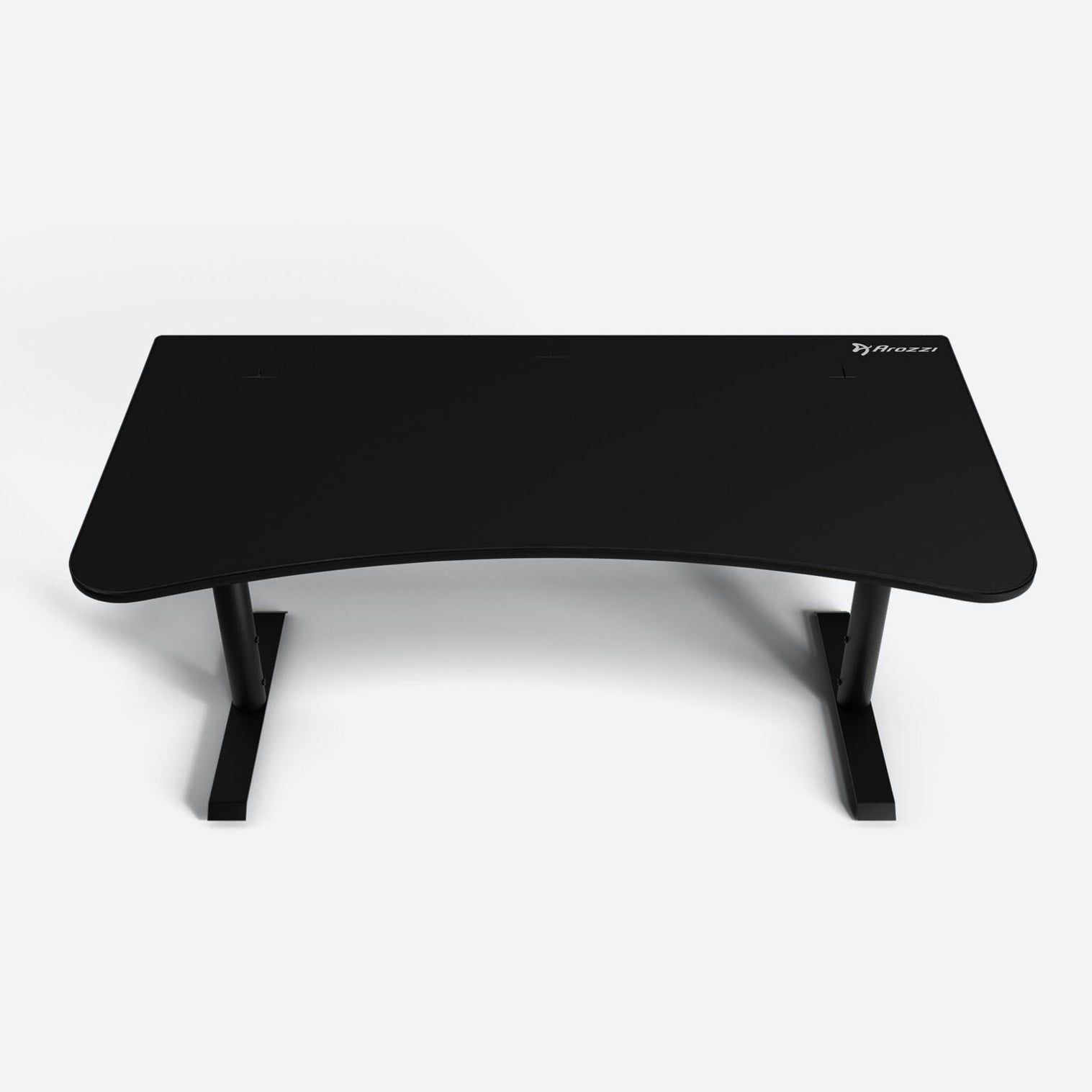 Arozzi Arena Gaming Desk ( Pure Black - BOX2 ) Level Up