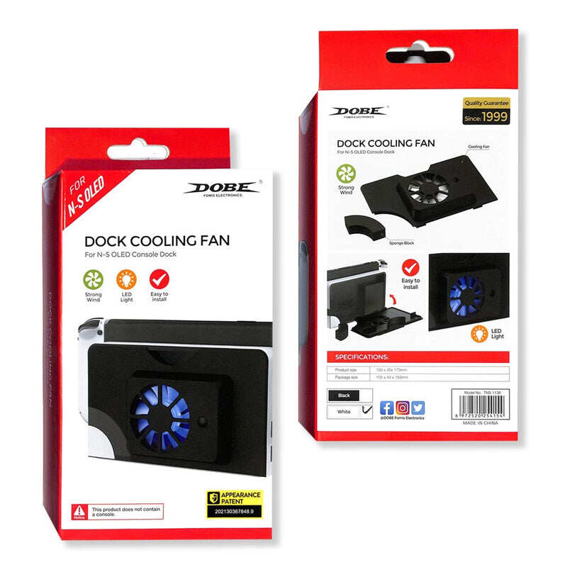 DOBE Switch OLED Dock Cooling Fan Console Dock Level Up