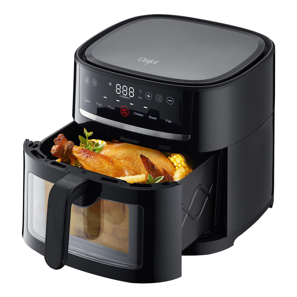 Emjoi Smart AirFryer 1350W, 4L, 1Y, Black Level Up