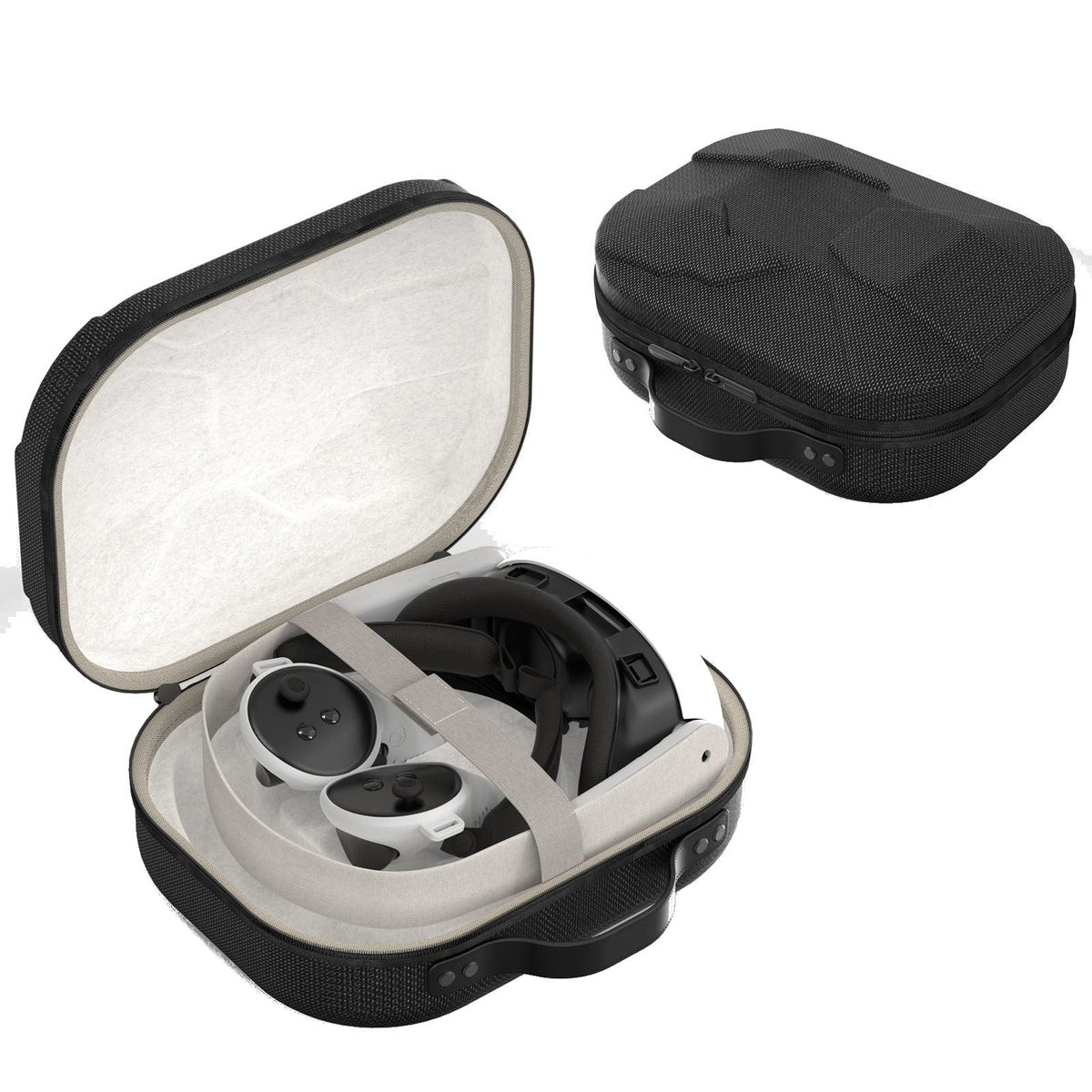 Gamax Meta Quest 3 Storage Box Carbon Fiber ( Model C ) - Black Level Up