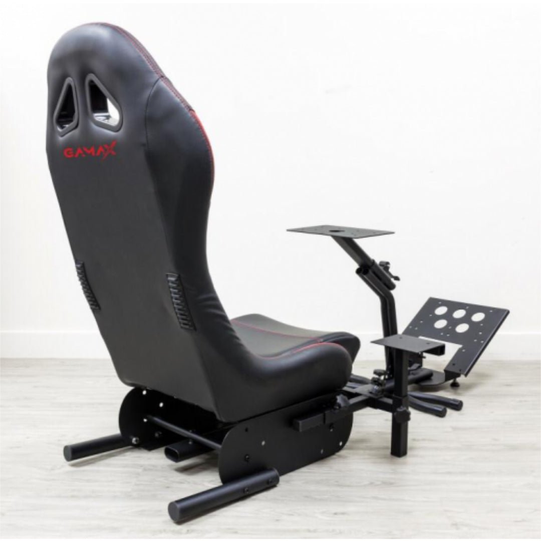 GAMAX Sporty Gaming Racing Seat – Red&Black Level Up