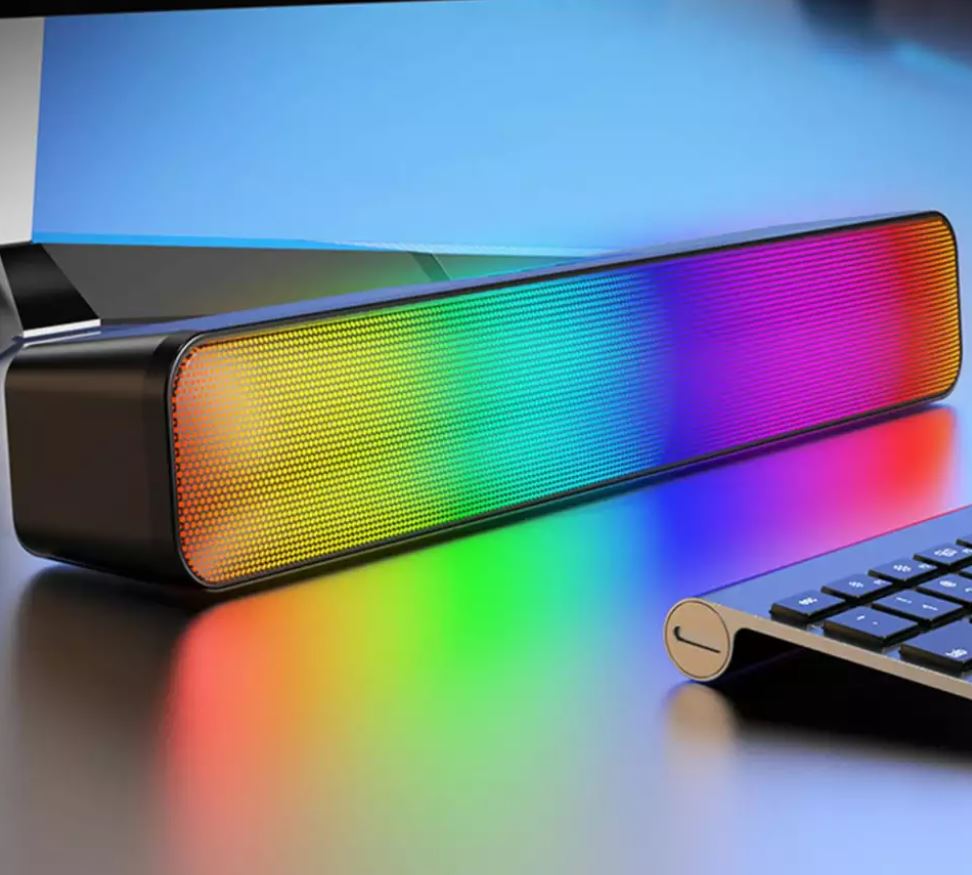 GaMax Wireless Portable RGB Gaming Speakers Level Up