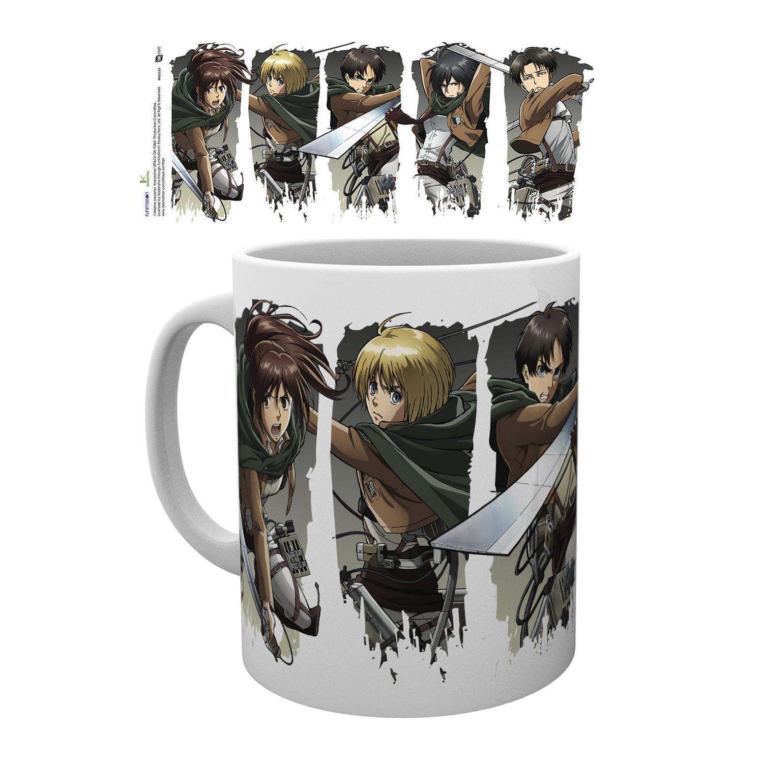 GBE MUG: AOT- CHARACTER MONTAGE Level Up