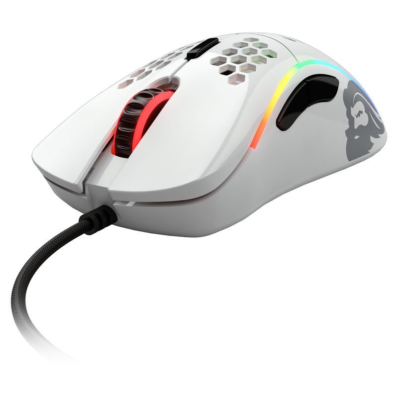 Glorious Model D RGB Gaming Mouse - Glossy White Level Up