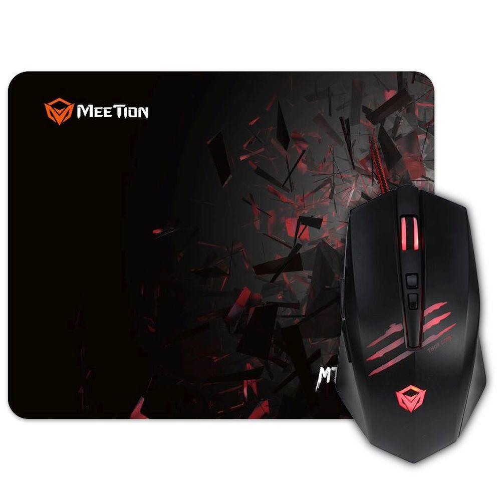 MEETION MT-CO10 GAMING MOUSE AND MOUSE PAD – Level Up