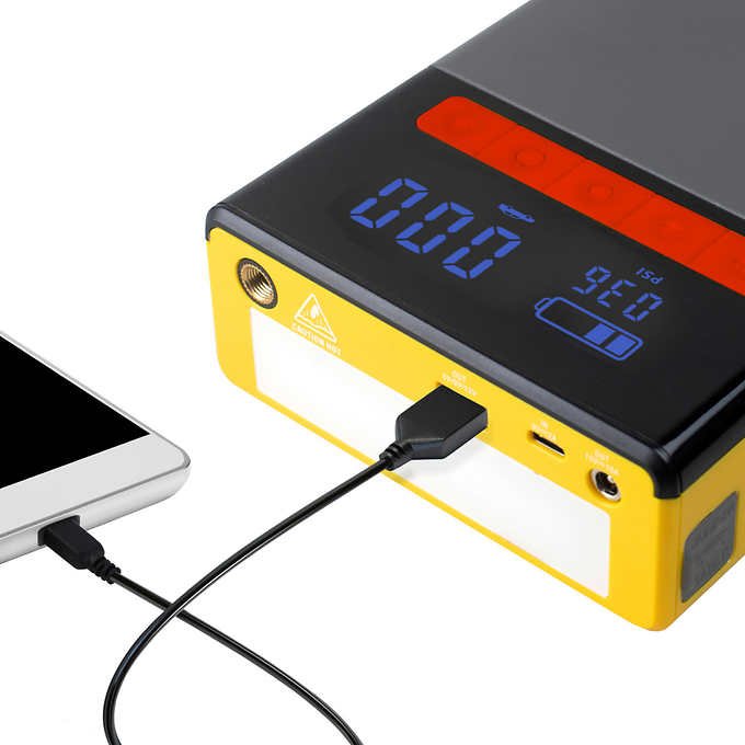 Shell SH816 16000mAh / 4 cells Portable Lithium Jump Starter with Air ...