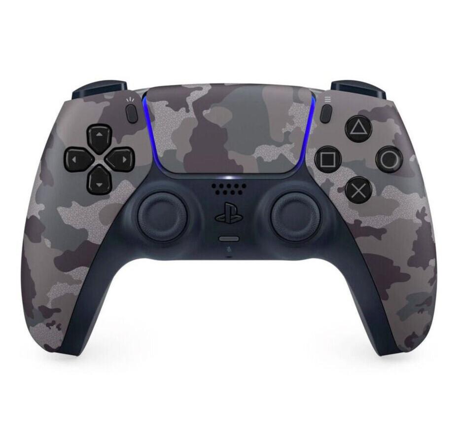 Sony PS5 DualSense Wireless Controller - Gray Camouflage Level Up